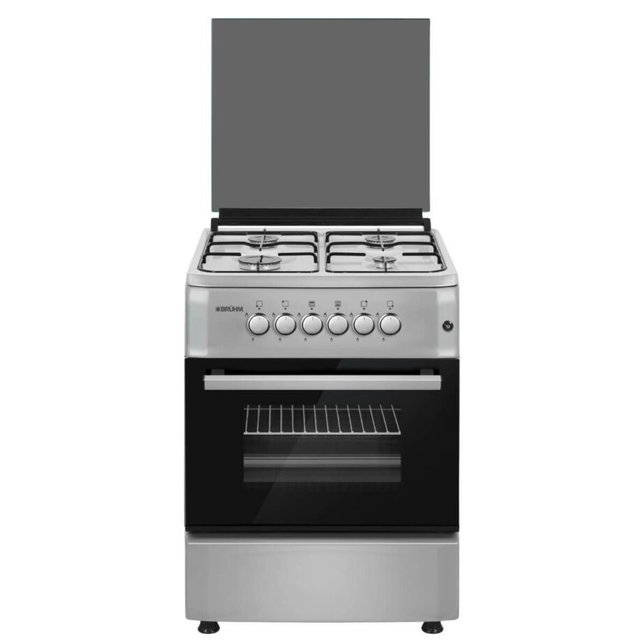 Get 60x60 Cooker with 4 Gas Burner | Cooking Appliances | Bruhm