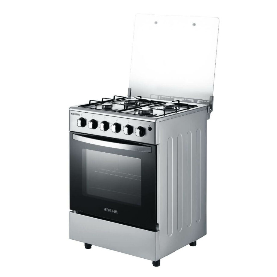 Versatile 60 x 60 Cooker with 4 Gas Burner - Bruhm